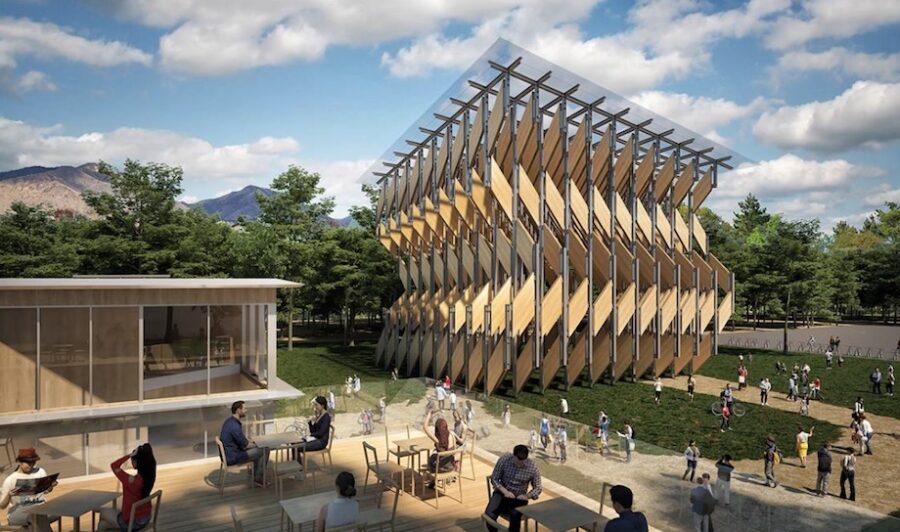 隈研吾デザイン監修のCLTパビリオンが国立公園蒜山へ移築、新名称「風の葉」として7/15開業 - TECTURE MAG（テクチャーマガジン ...