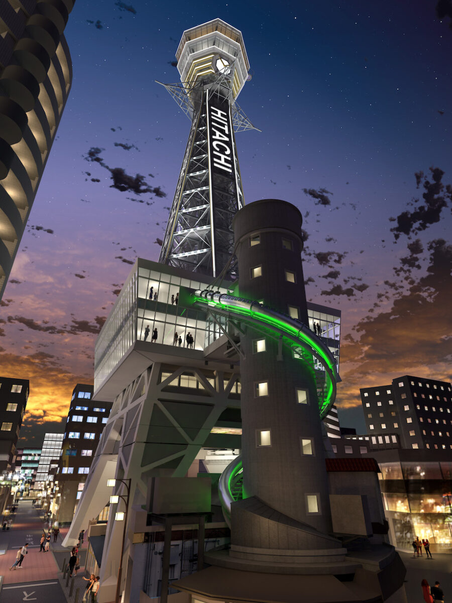 通天閣にタワースライダーがオープン！ 竹中工務店が設計・施工を統括、免震タワー初の大型滑り台 - TECTURE MAG（テクチャーマガジン ...