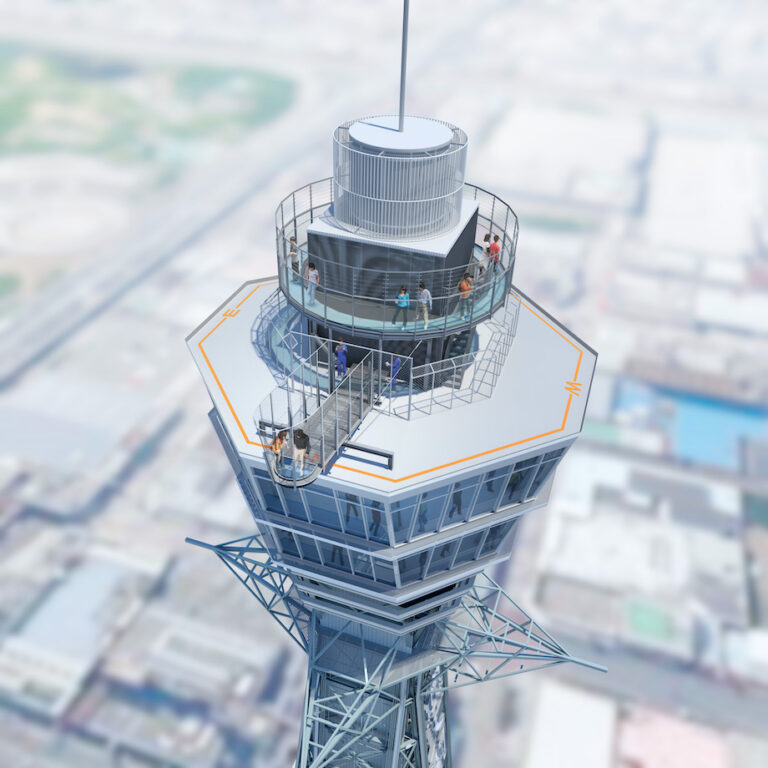 通天閣にタワースライダーがオープン！ 竹中工務店が設計・施工を統括、免震タワー初の大型滑り台 - TECTURE MAG（テクチャーマガジン ...