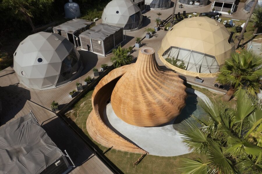 隈研吾建築都市設計事務所がサウナを設計、直島のグランピングリゾート・SANA MANEに今秋オープン - TECTURE MAG（テクチャーマガジン） | 空間デザイン・建築メディア