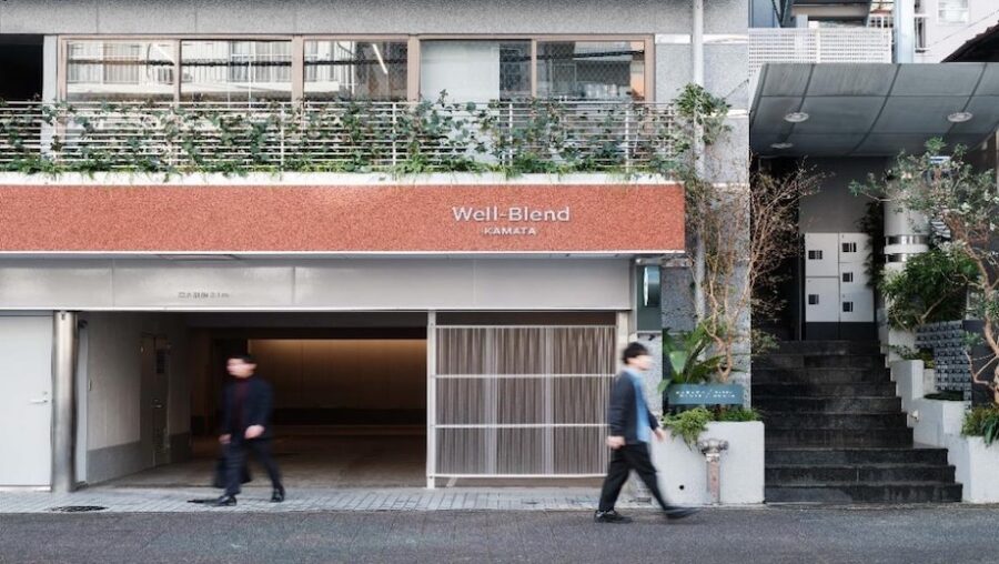 〈Well-Blend蒲田〉がオープン、トラフ建築設計事務所が意匠設計・監修を担当、サウナとパーソナルジム、ラウンジとコモンキッチンを併設したリビタの多機能交流型賃貸住宅 - TECTURE ...