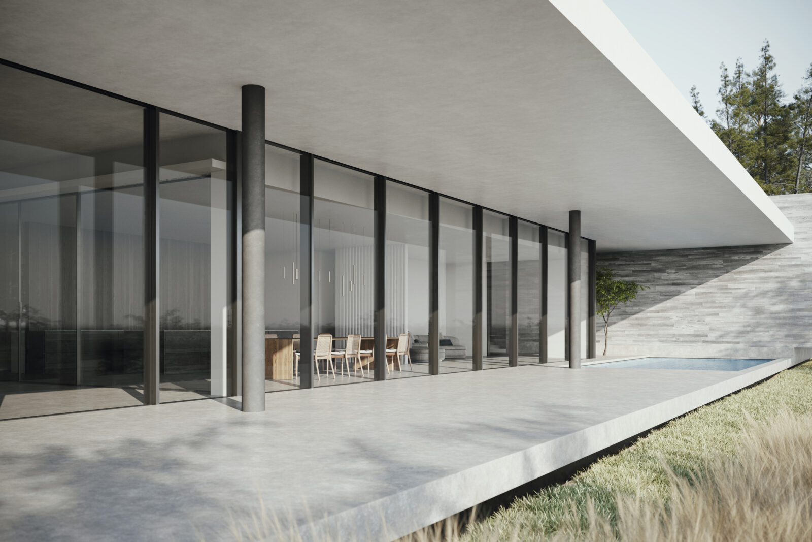 最大高さ3.5m・極細フレームで透明感溢れる大開口を実現！開口部のハイエンドブランドNODEAのPANORAMA WINDOW「WINDOW G」 - TECTURE MAG（テクチャー ...