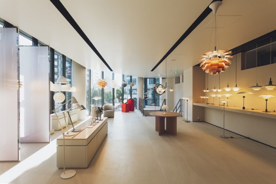 世界初の直営フラッグシップストア〈ルイスポールセン東京〉外苑前・南青山三丁目交差点に面してオープン - TECTURE MAG（テクチャーマガジン） | 空間デザイン・建築メディア