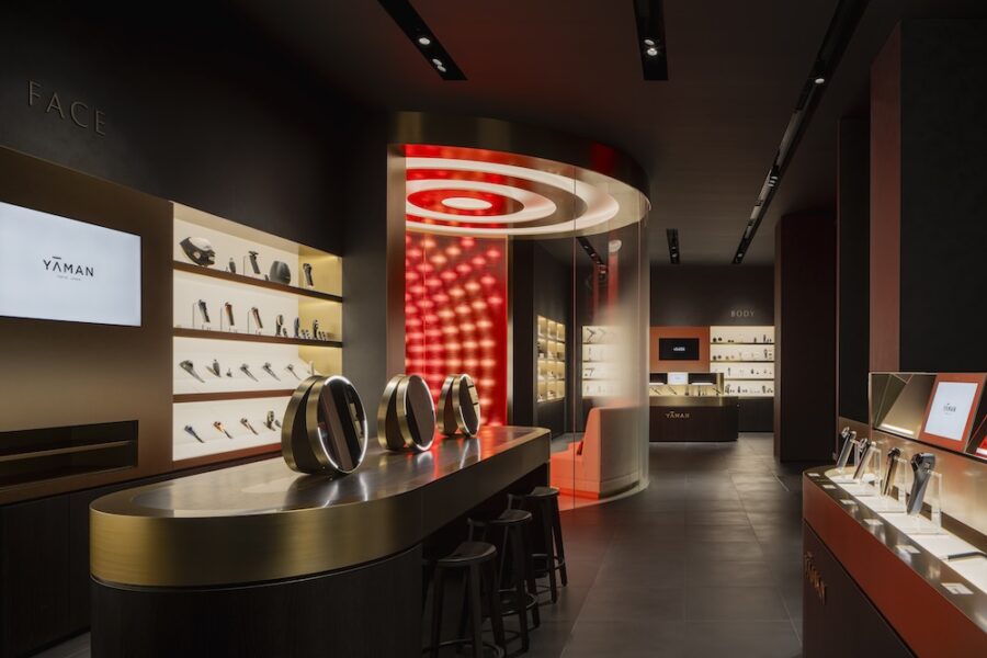 I IN（アイ イン）がインテリアデザインを手がけた〈YA-MAN the store GINZA〉が銀座に11/29オープン - TECTURE MAG（テクチャーマガジン） | 空間 ...