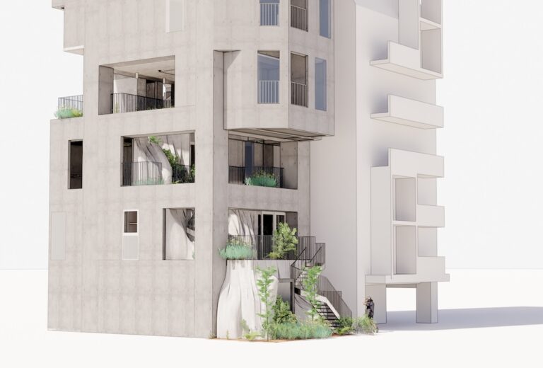 平田晃久建築設計事務所が設計した〈Urban Green〉が南大塚にまもなく竣工、前面の公園との融合を意識した、SOHO型集合住宅とオフィス、テナントからなる複合施設 - TECTURE ...