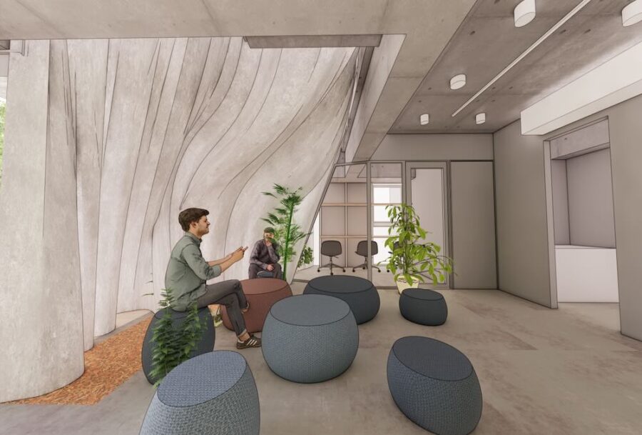 平田晃久建築設計事務所が設計した〈Urban Green〉が南大塚にまもなく竣工、前面の公園との融合を意識した、SOHO型集合住宅とオフィス、テナントからなる複合施設 - TECTURE ...