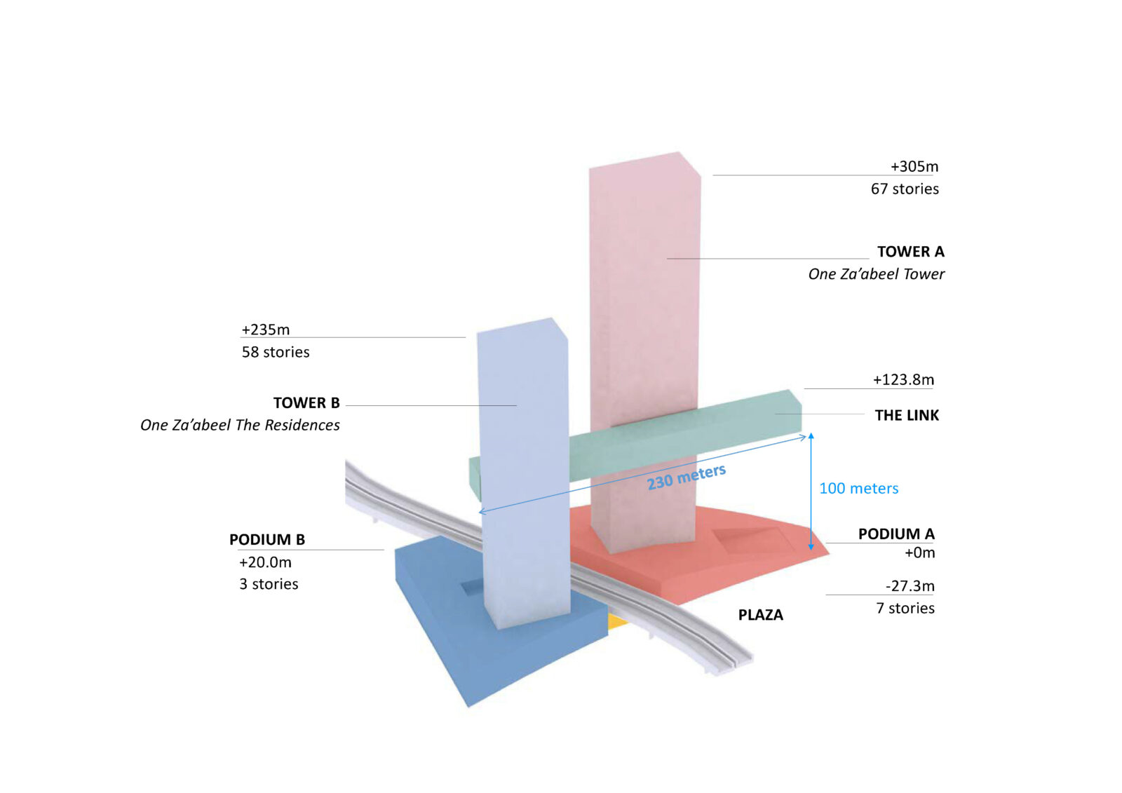 ドバイ中心部へと人々を迎えるゲートでもある日建設計による高層ビル〈One Za’abeel〉UAE - TECTURE MAG（テクチャーマガジン） | 空間デザイン・建築メディア