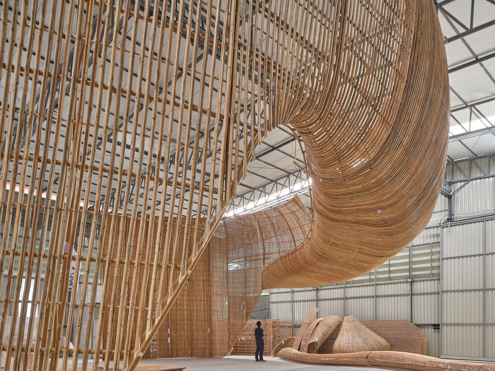 インドの〈ベンガルール・ケンペゴウダ国際空港 第2ターミナル〉に9km超のラタンで編むポッド群、エンター・プロジェクト・アジア - TECTURE MAG（テクチャーマガジン） | 空間 ...