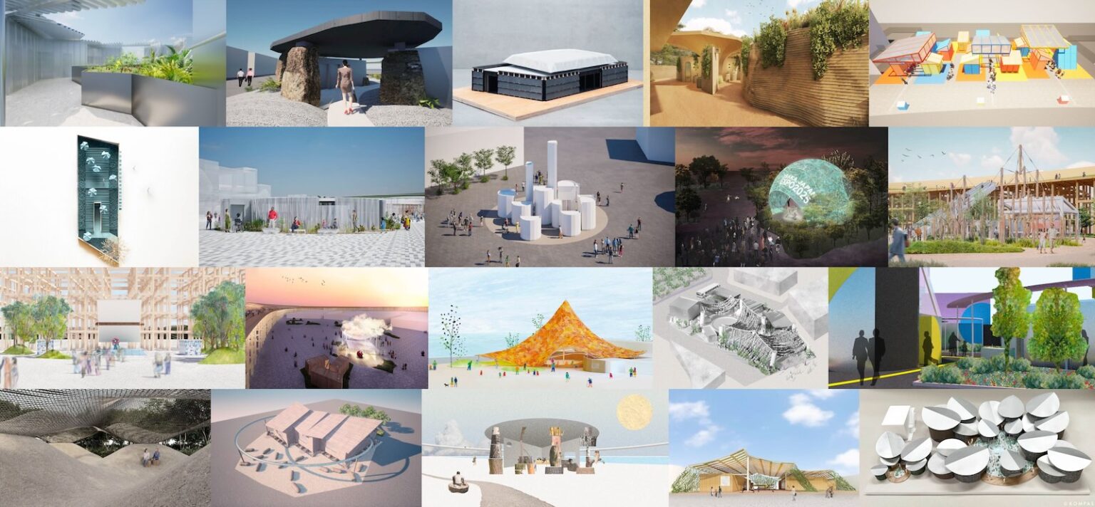 [大阪・関西万博Reoort]若手建築家が設計したトイレ、休憩所、展示施設、ギャラリー、ポップアップステージ、サテライトスタジオなど20施設をエリアごとにまわってみた！ - TECTURE ...