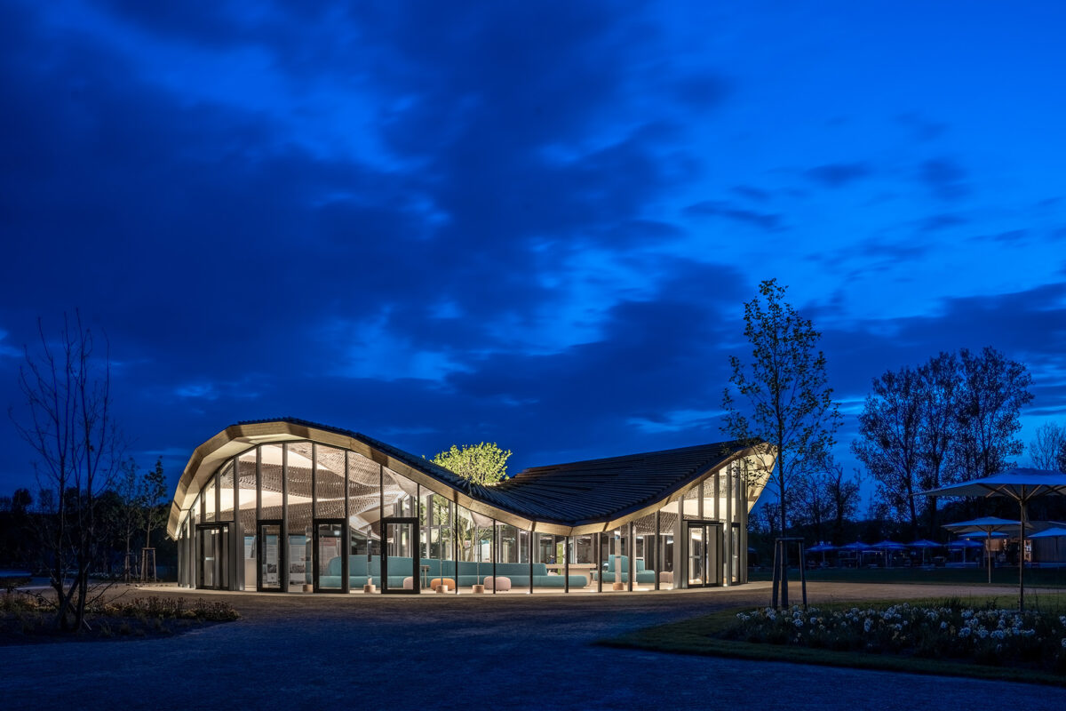 CLTと天然繊維が織りなすバイオベース建築〈ハイブリッド亜麻パビリオン〉ICD、ITKE、IntCDC、ドイツ - TECTURE MAG（テクチャーマガジン） | 空間デザイン・建築メディア