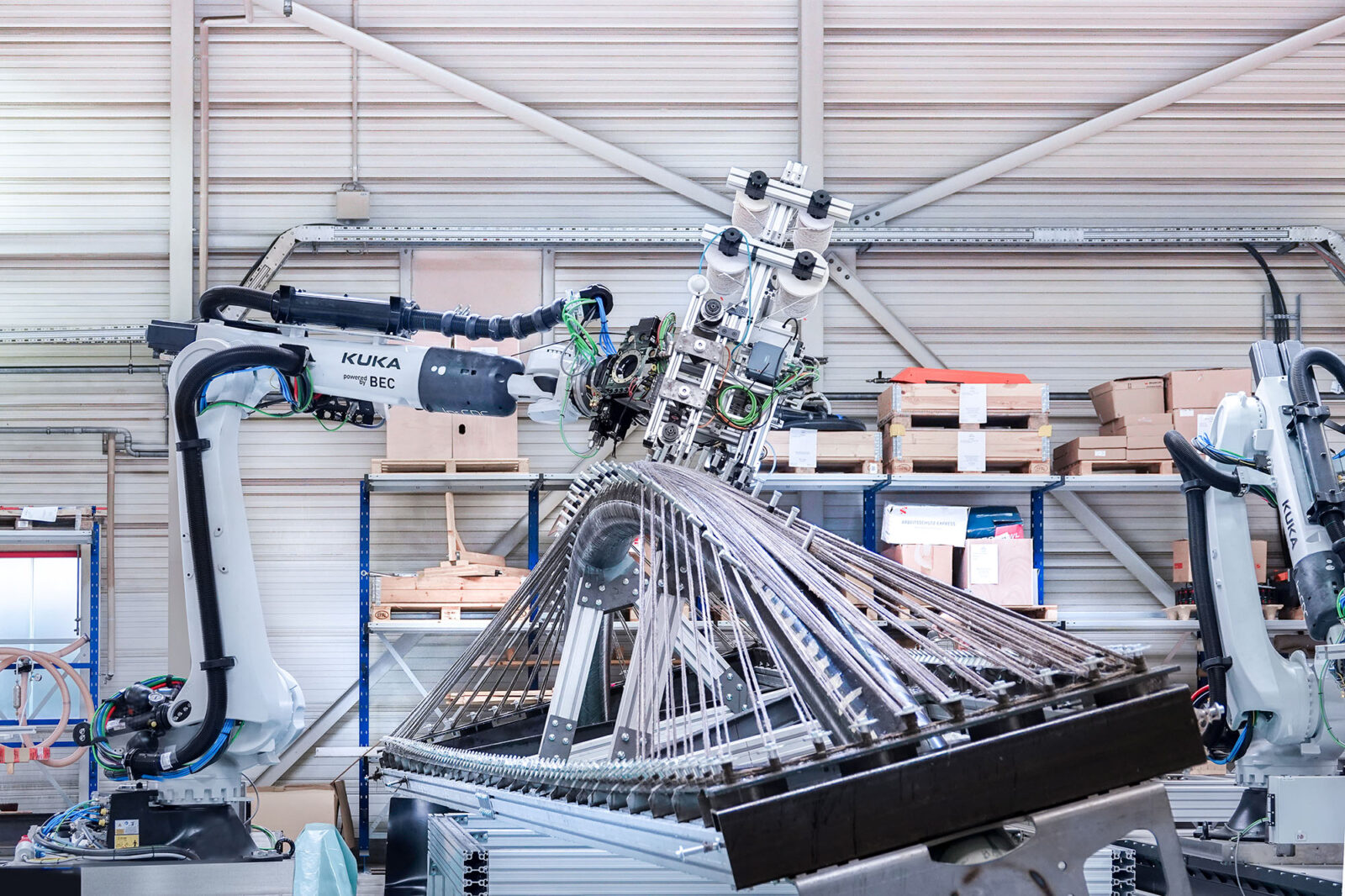 CLTと天然繊維が織りなすバイオベース建築〈ハイブリッド亜麻パビリオン〉ICD、ITKE、IntCDC、ドイツ - TECTURE MAG（テクチャーマガジン） | 空間デザイン・建築メディア