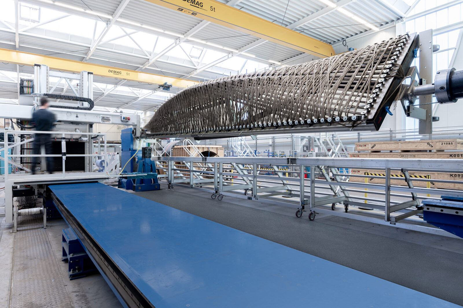 CLTと天然繊維が織りなすバイオベース建築〈ハイブリッド亜麻パビリオン〉ICD、ITKE、IntCDC、ドイツ - TECTURE MAG（テクチャーマガジン） | 空間デザイン・建築メディア