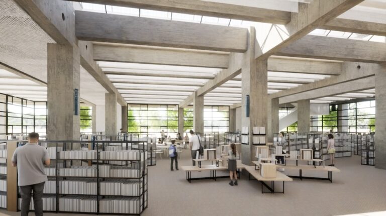 三重の坂倉準三建築〈上野市庁舎〉が図書館一体型スモールブティックホテル〈泊船〉として2025年夏開業、MARU。architectureが改修設計を担当 - TECTURE MAG（テクチャー ...