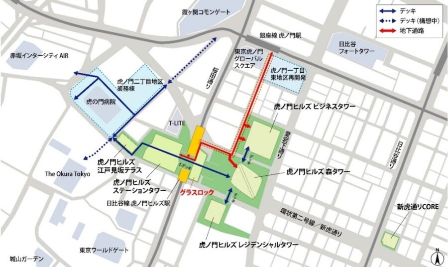 OMAがデザインした虎ノ門ヒルズ〈グラスロック〉が開業、虎ノ門ヒルズ ステーションタワーの再開発事業 完結へ - TECTURE MAG（テクチャーマガジン） | 空間デザイン・建築メディア