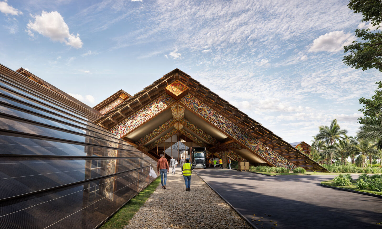 BIGが手がける、ブータンの伝統と革新が融合するゲートウェイ〈ゲレフー国際空港〉 - TECTURE MAG（テクチャーマガジン） | 空間デザイン・建築メディア