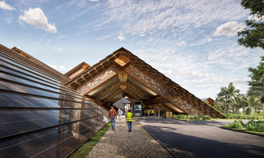 BIGが手がける、ブータンの伝統と革新が融合するゲートウェイ〈ゲレフー国際空港〉 - TECTURE MAG（テクチャーマガジン） | 空間デザイン・建築メディア