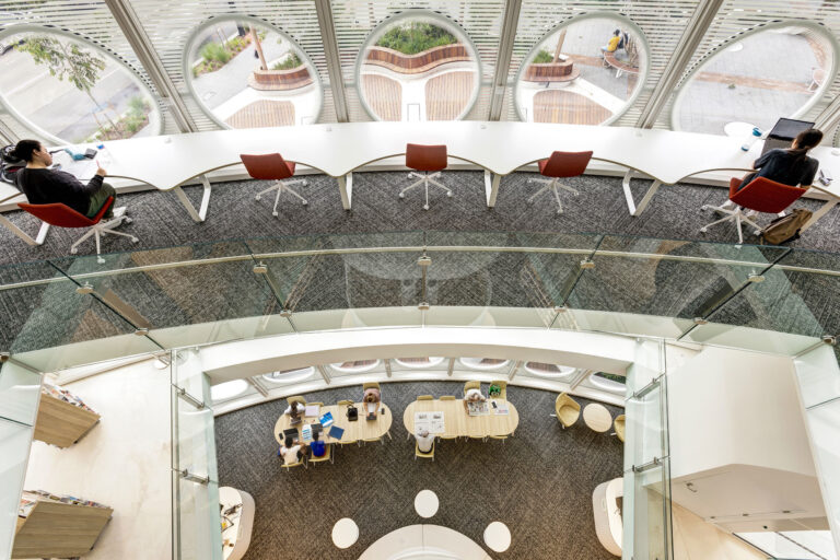 すべての人々にひらく楕円の図書館〈イェラムンディ図書館〉fjcstudio、オーストラリア - TECTURE MAG（テクチャーマガジン） | 空間デザイン・建築メディア