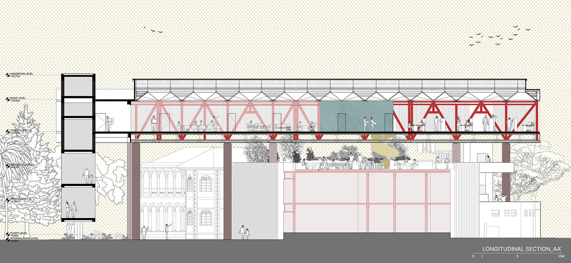 上空へとオフィスを拡張する増築プロジェクト〈HOVER SPACE〉サードスペース・アーキテクチャ・スタジオ、インド - TECTURE MAG（テクチャーマガジン） | 空間デザイン・建築メディア