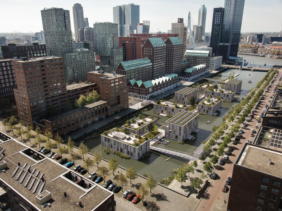 廃港に浮かぶ、ヨーロッパ最大級の水上住宅コミュニティ〈スポールウェフハーヴェ・フローティングコミュニティ〉オランダ、MAST - TECTURE MAG（テクチャーマガジン） | 空間デザイン ...