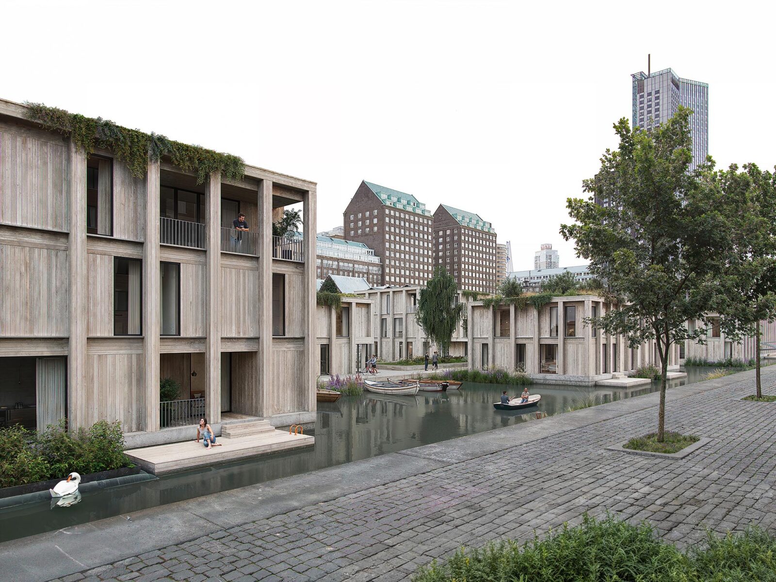 廃港に浮かぶ、ヨーロッパ最大級の水上住宅コミュニティ〈スポールウェフハーヴェ・フローティングコミュニティ〉オランダ、MAST - TECTURE MAG（テクチャーマガジン） | 空間デザイン ...