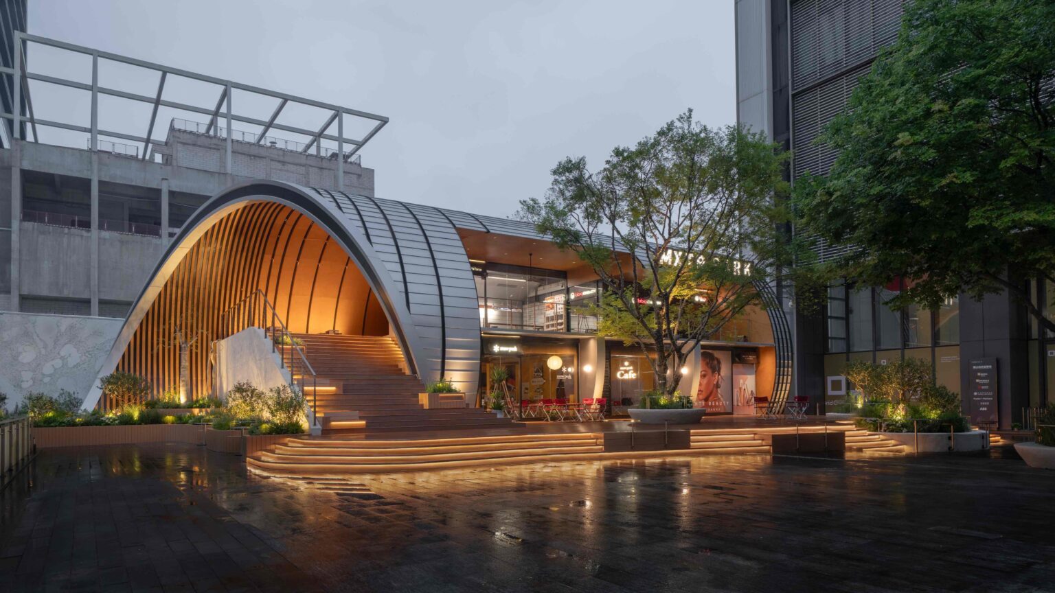 商業と公共をシームレスにつなぐ小さな建築〈MXTR PARK〉Within-Beyond Studio、中国 - TECTURE MAG（テクチャーマガジン） | 空間デザイン・建築メディア