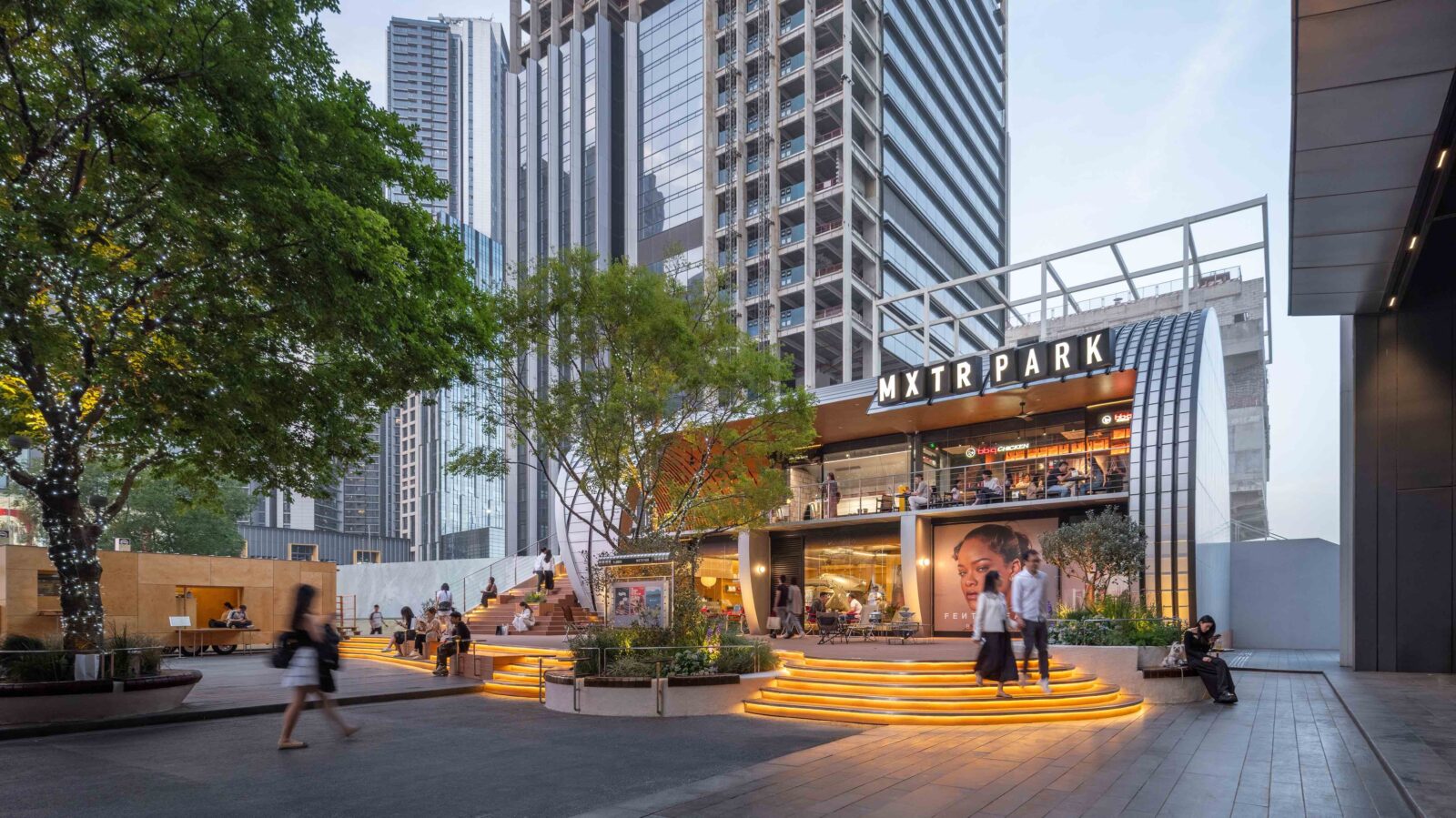 商業と公共をシームレスにつなぐ小さな建築〈MXTR PARK〉Within-Beyond Studio、中国 - TECTURE MAG（テクチャーマガジン） | 空間デザイン・建築メディア