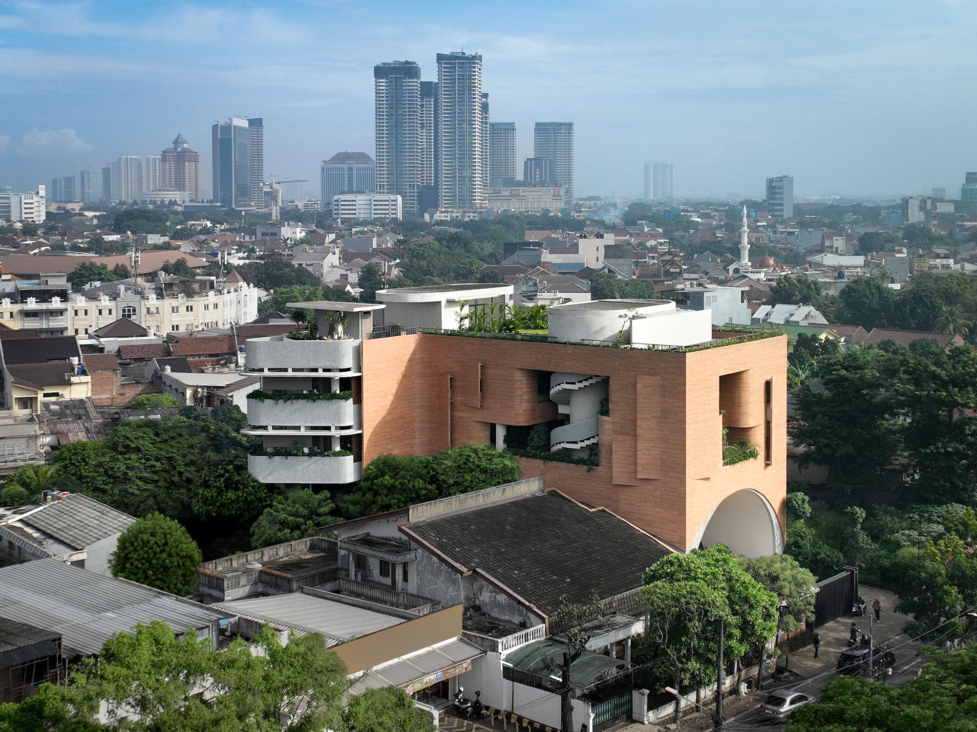 ドーム空間が風を呼び込むオフィスビル〈セージハウス・オフィスガーデン〉RAD+ar、インドネシア - TECTURE MAG（テクチャーマガジン） | 空間デザイン・建築メディア