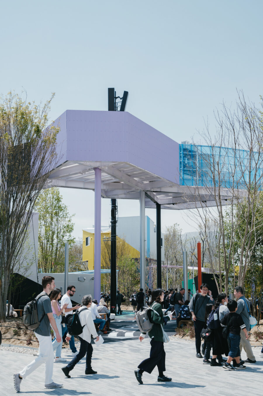 [大阪・関西万博]トイレや休憩所などを紹介_休憩所3 - TECTURE MAG（テクチャーマガジン） | 空間デザイン・建築メディア