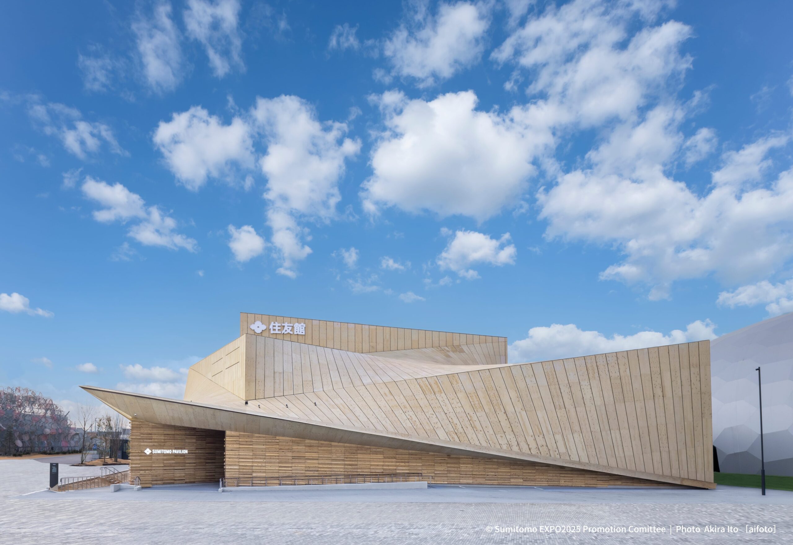 [大阪・関西万博 Interview]〈住友館〉/ 日建設計：HP曲面＋ヒノキ合板による“新しい木質建築” - TECTURE MAG（テクチャーマガジン） | 空間デザイン・建築メディア