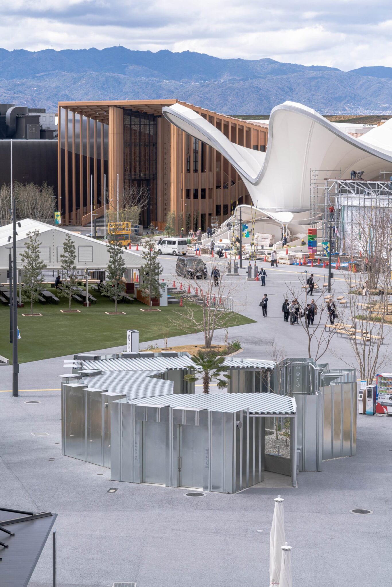 [大阪・関西万博]トイレや休憩所などを紹介_トイレ1 - TECTURE MAG（テクチャーマガジン） | 空間デザイン・建築メディア