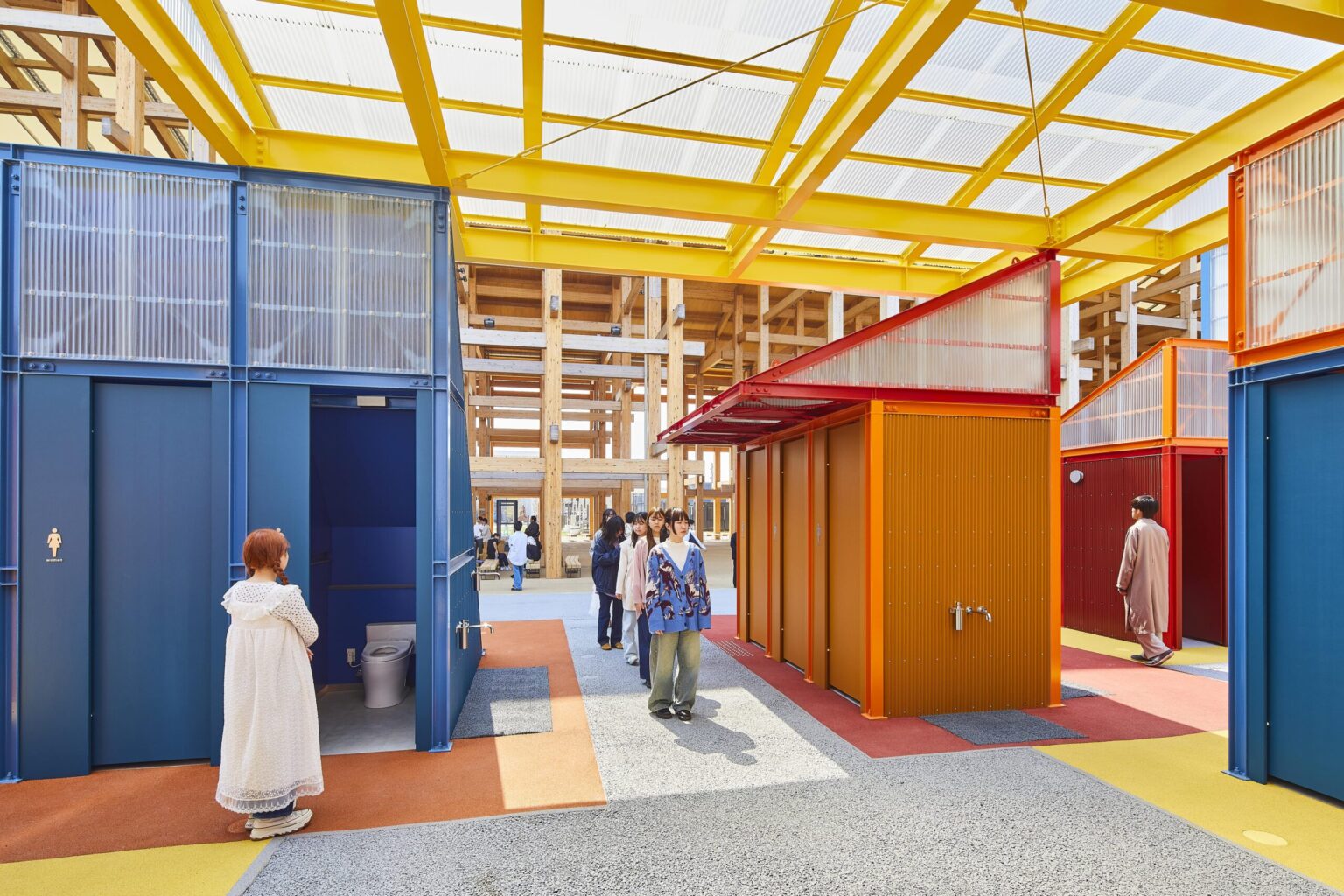 [大阪・関西万博]トイレや休憩所などを紹介_トイレ5 - TECTURE MAG（テクチャーマガジン） | 空間デザイン・建築メディア
