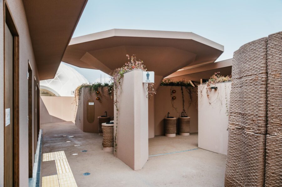 [大阪・関西万博]トイレや休憩所などを紹介_トイレ4 - TECTURE MAG（テクチャーマガジン） | 空間デザイン・建築メディア